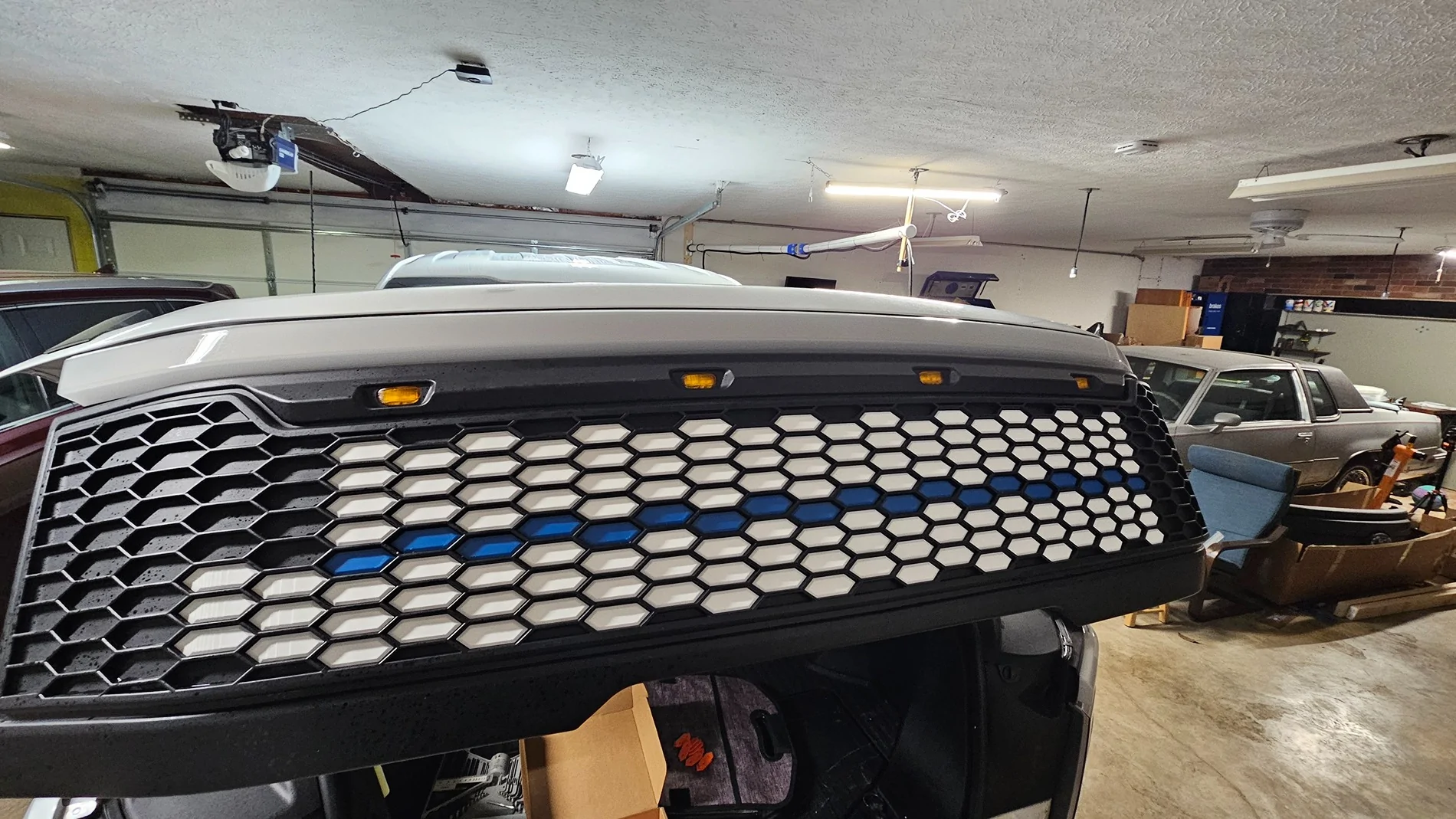 Magnetic raptor grill customizing | Ford Lightning Forum For F-150 ...