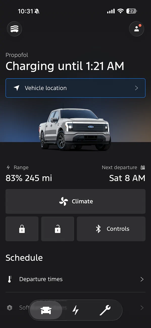 Ford app says 100% charged when setting is at 85% | Ford Lightning ...