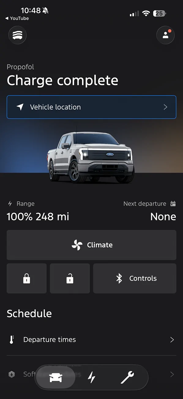 Ford app says 100% charged when setting is at 85% | Ford Lightning ...